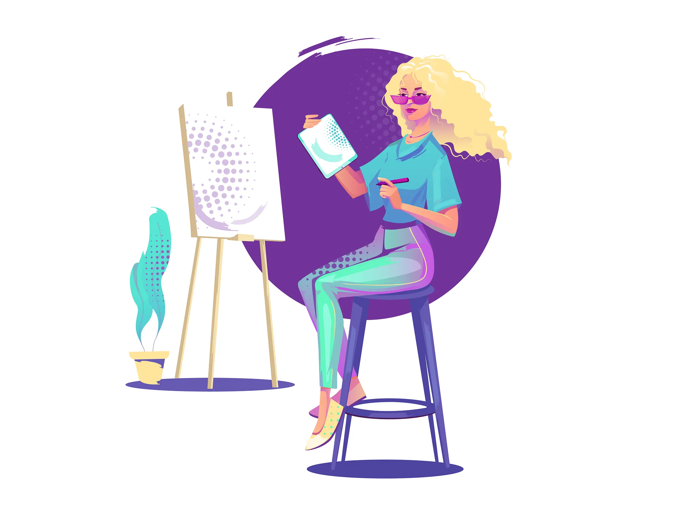 Creative Process Illustration by bndigital